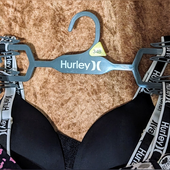 Hurley | Intimates & Sleepwear | Hurley Set Of 2 Sizes 34b Bras | Poshmark
